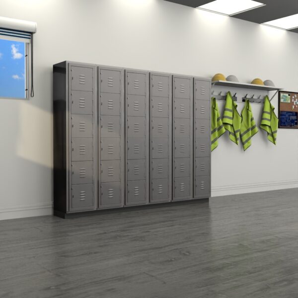 TUFFMAXX 12" Locker 6 Door (Prebuilt) - Various bank options - Office ...